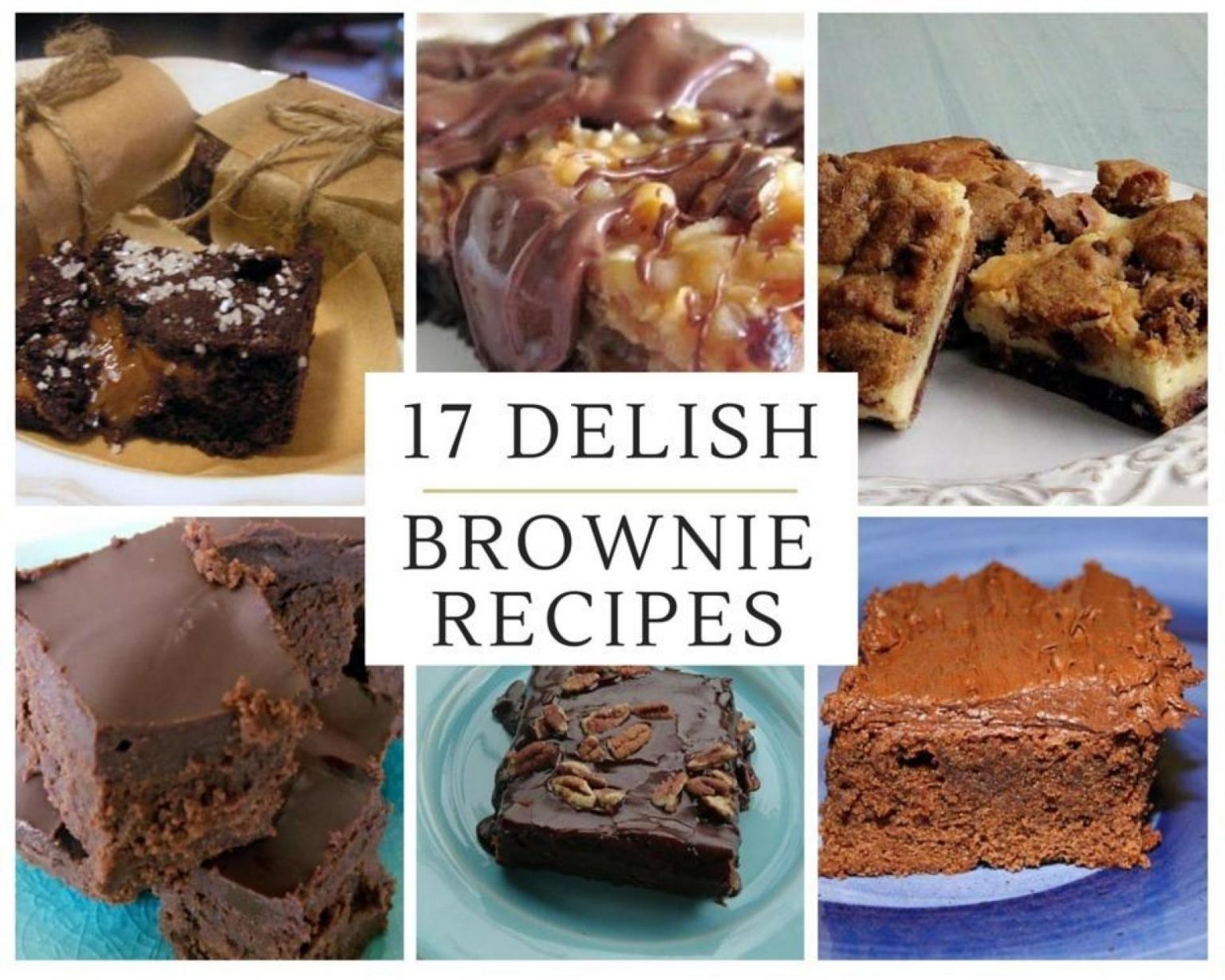 17 Delicious Brownie Recipes You Need to Make - Just A Pinch