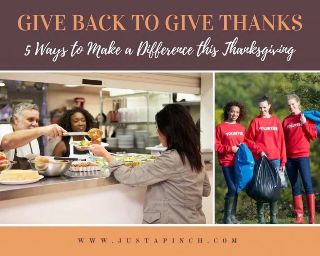 Give Back to Give Thanks: 5 Ways to Make a Difference This Thanksgiving ...