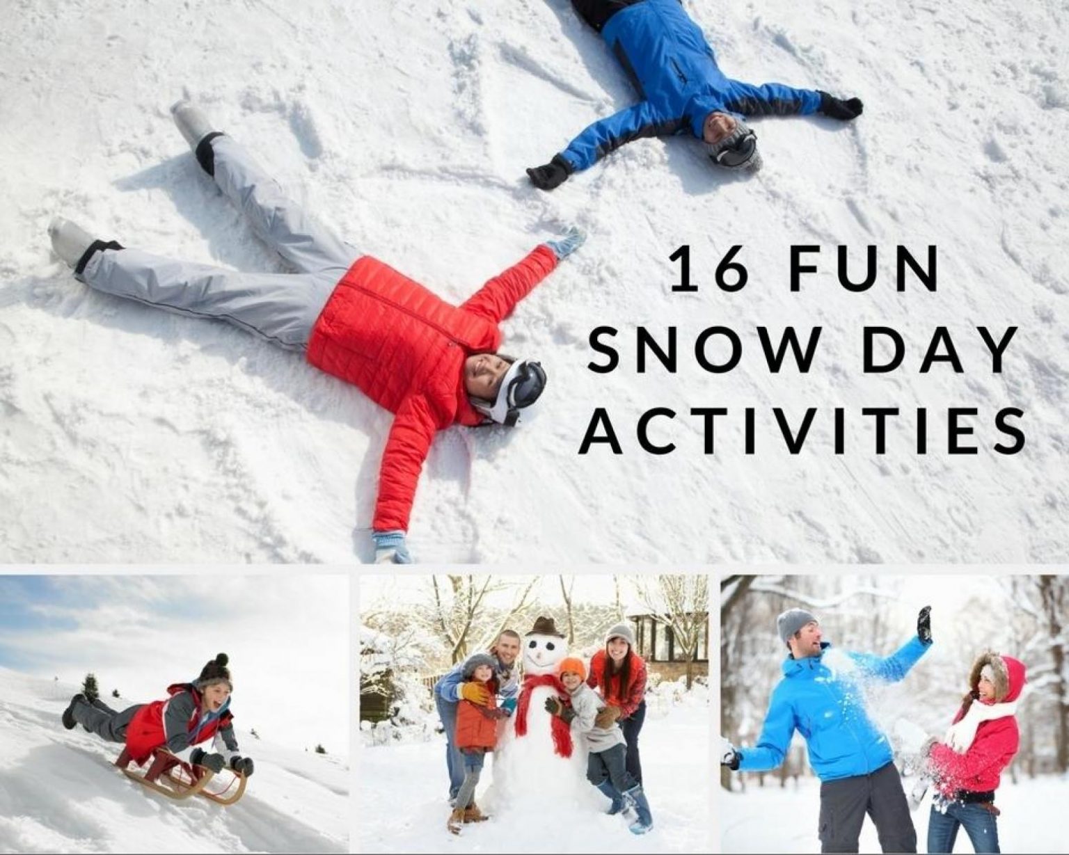 16 Fun Snow Day Activities - Just A Pinch