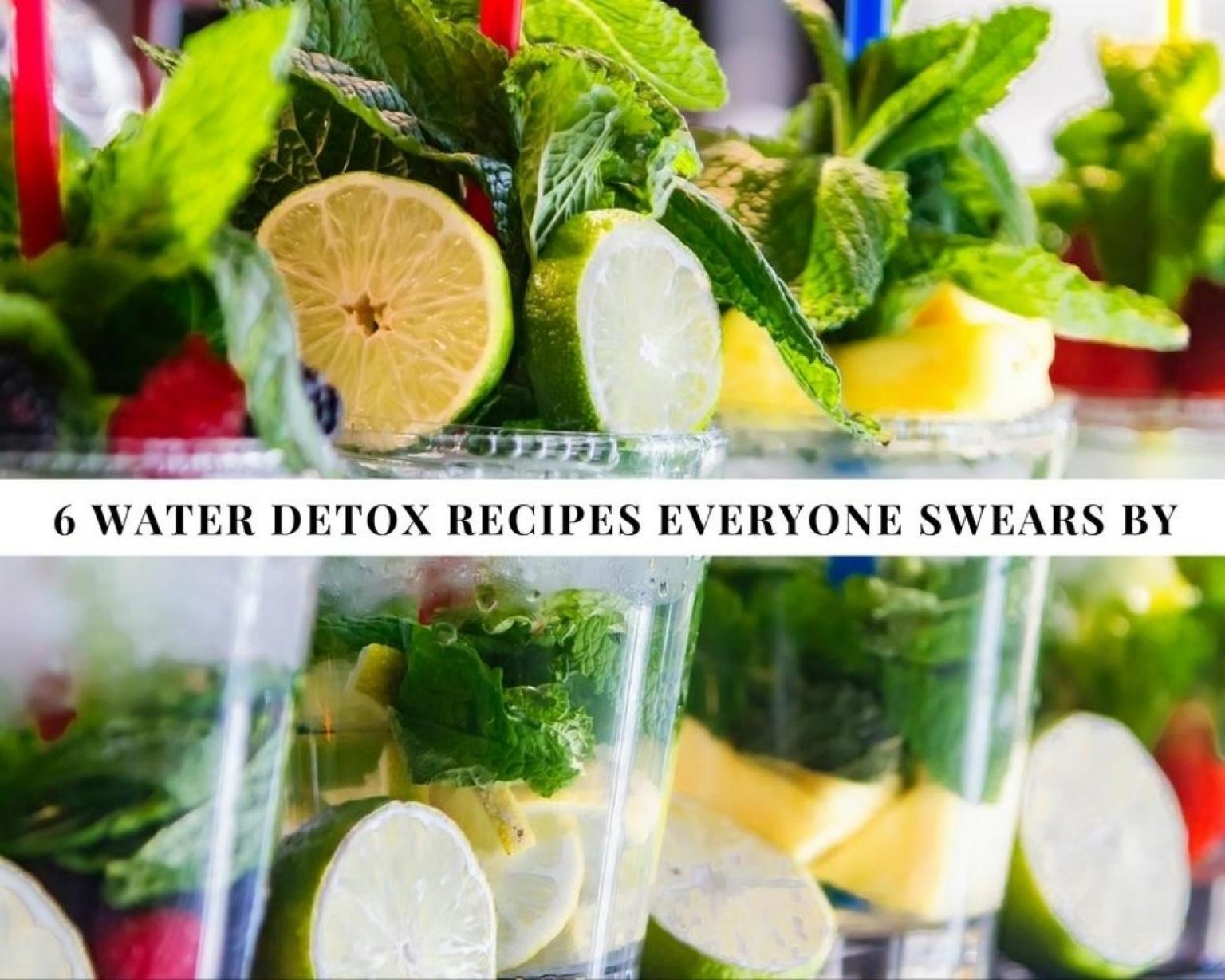 6 Water Detox Recipes Everyone Swears By - Just A Pinch