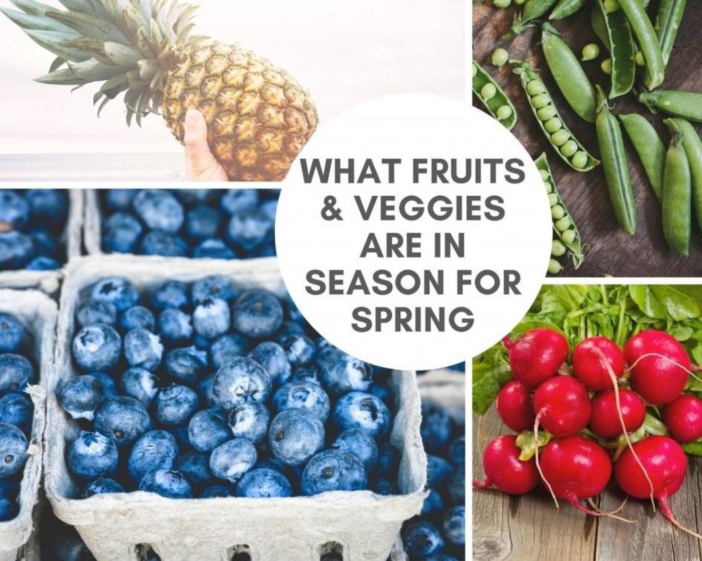 What Fruits & Veggies are in Season for Spring - Just A Pinch