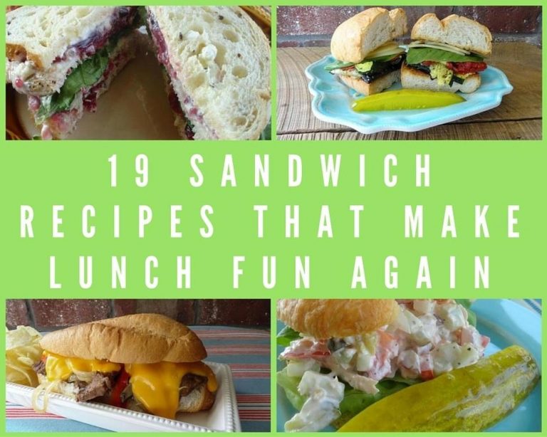 19 Sandwich Recipes That Make Lunch Fun Again - Just A Pinch