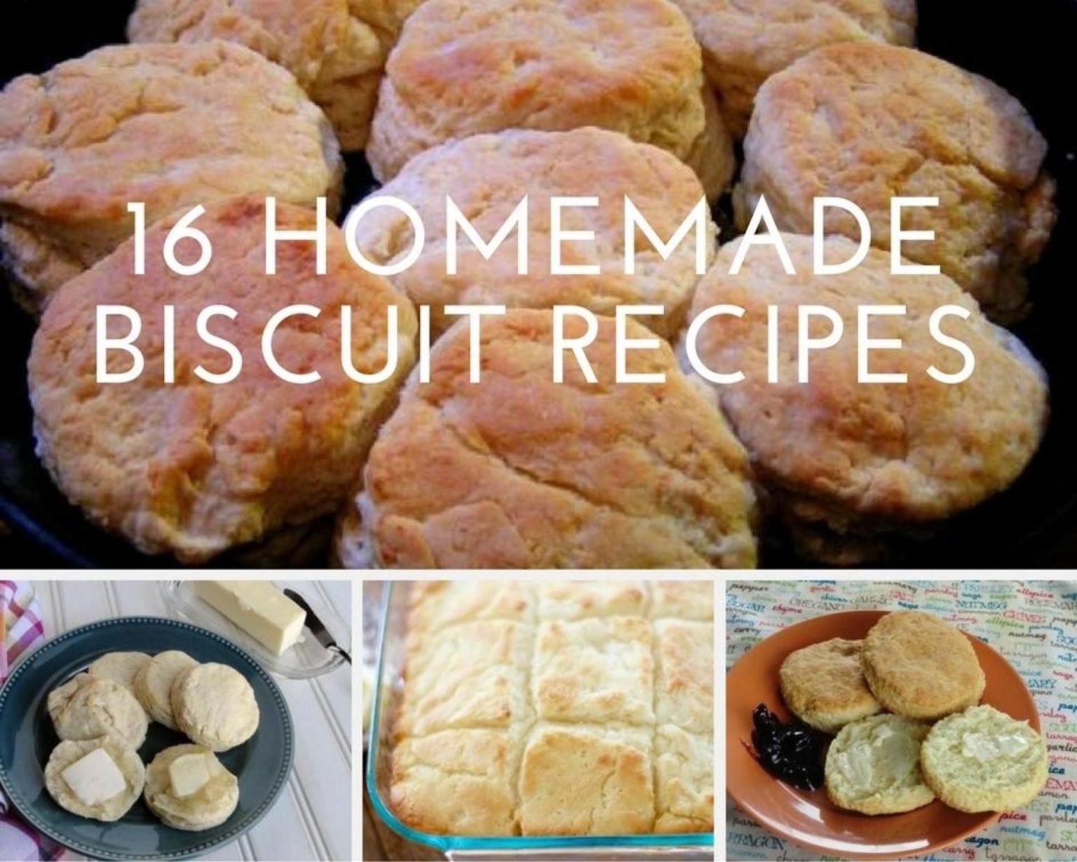 16 Homemade Biscuit Recipes - Just A Pinch