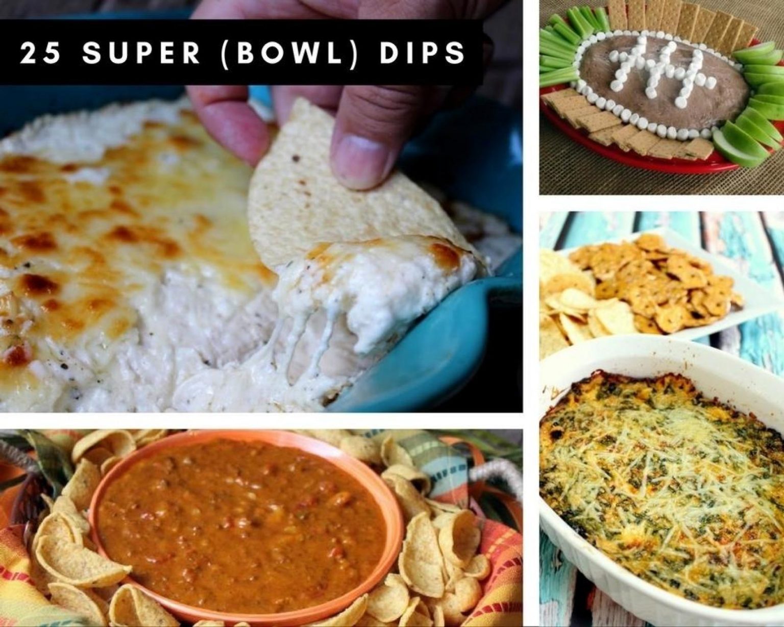 25 Super (Bowl) Dips - Just A Pinch