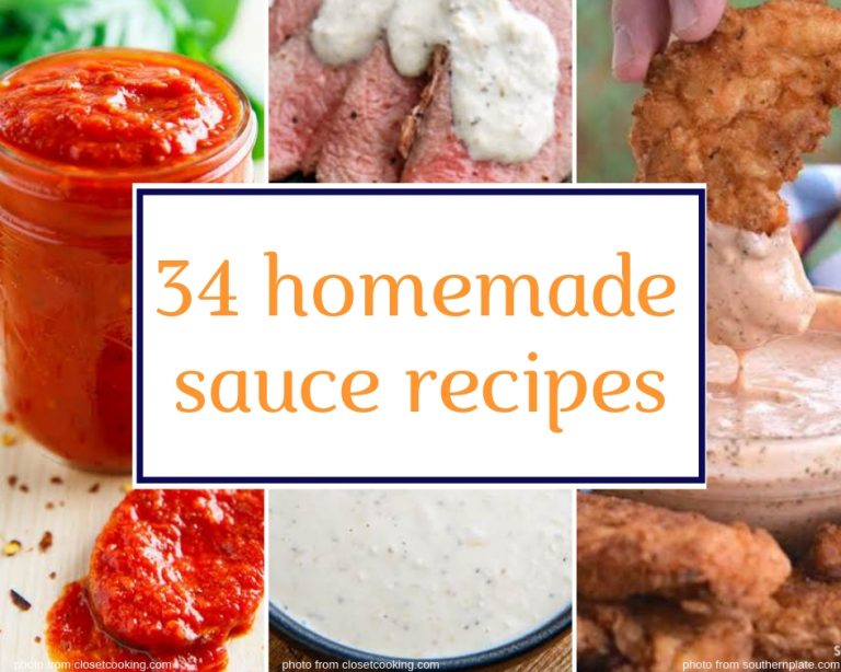 34 Homemade Sauce Recipes - Just A Pinch