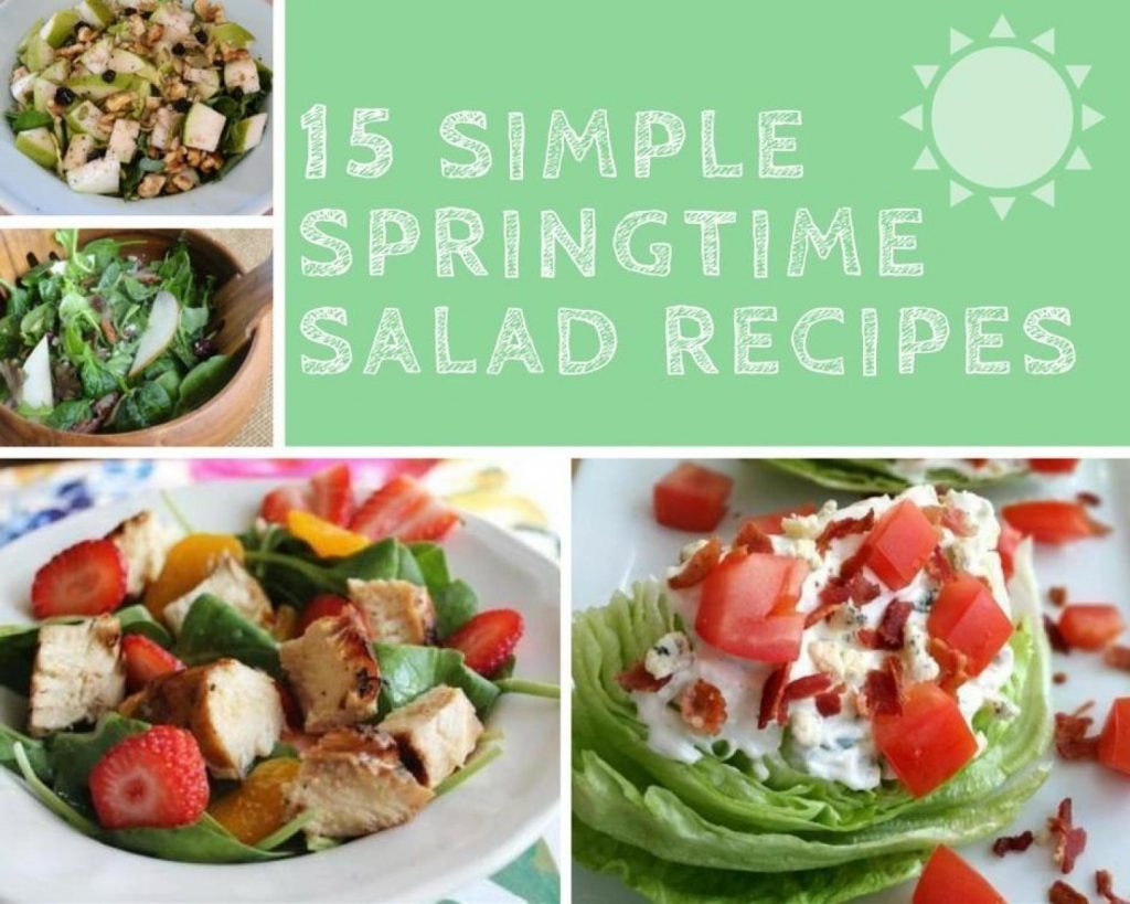 15 Simple Springtime Salad Recipes - Just A Pinch