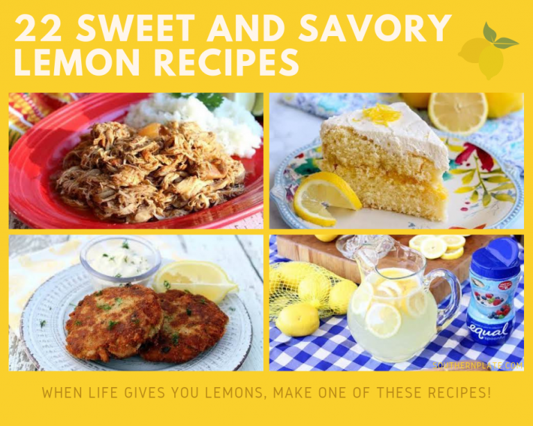 22 Sweet and Savory Lemon Recipes - Just A Pinch
