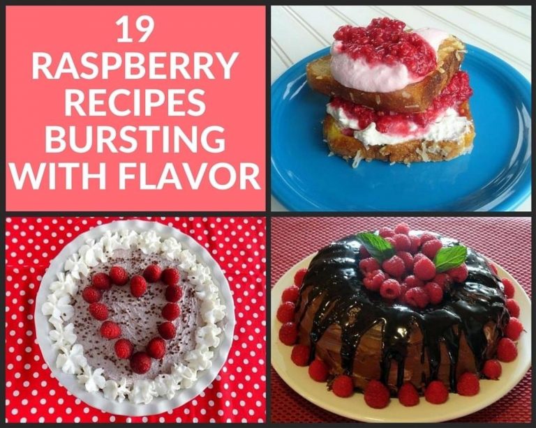 19 Raspberry Recipes Bursting With Flavor - Just A Pinch