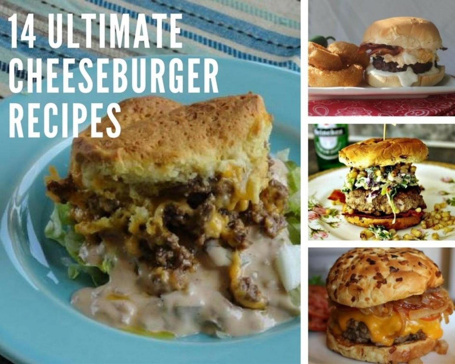 14 Ultimate Cheeseburger Recipes - Just A Pinch