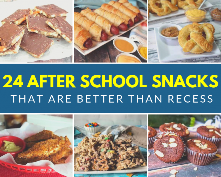24 After School Snacks That Are Better Than Recess - Just A Pinch