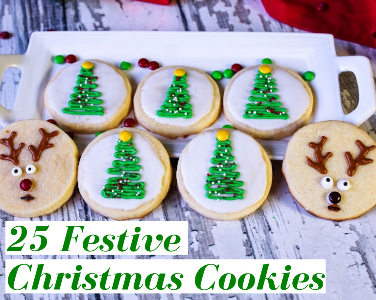 25 Festive Christmas Cookies - Just A Pinch