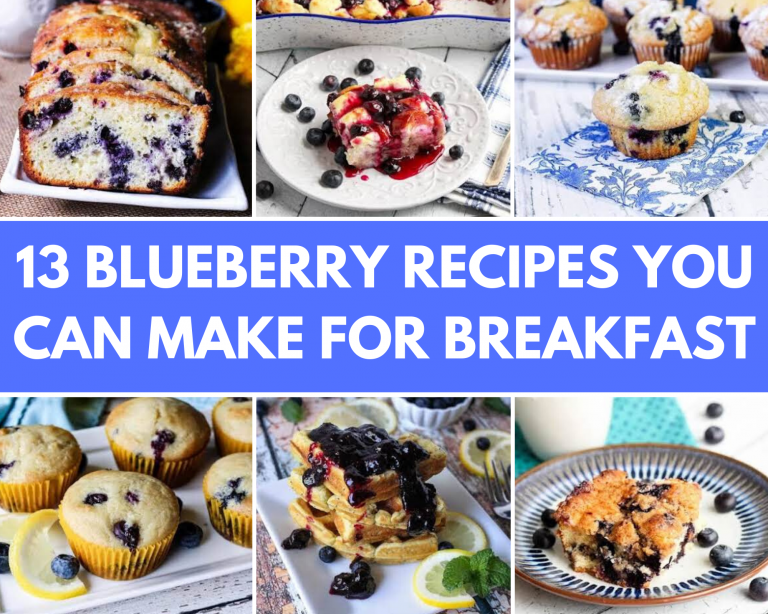 13 Blueberry Recipes You Can Make for Breakfast - Just A Pinch