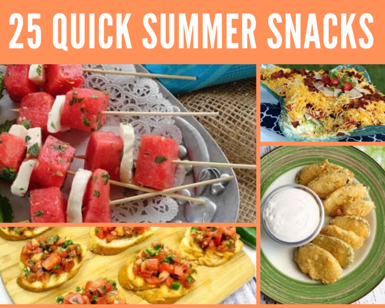 25 Quick Summer Snacks - Just A Pinch Recipes