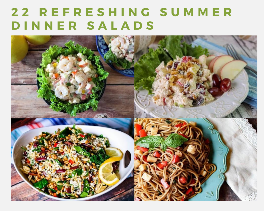 22 Refreshing Summer Dinner Salads - Just A Pinch