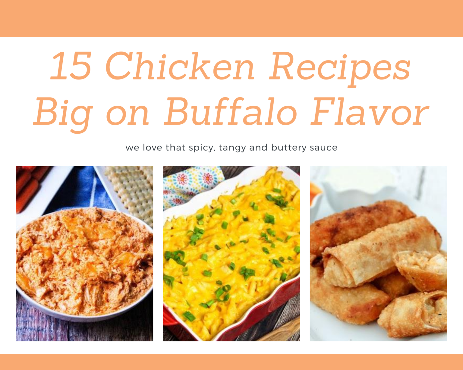 15 Chicken Recipes Big on Buffalo Flavor - Just A Pinch