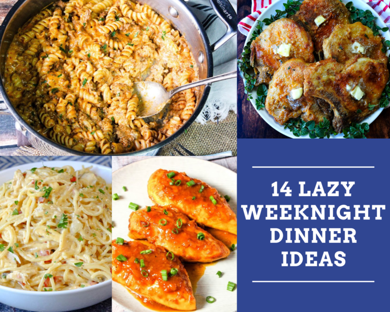 14 Lazy Weeknight Dinner Ideas - Just A Pinch Recipes