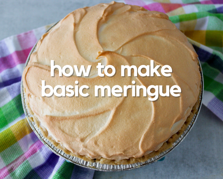 How To Make Basic Meringue - Just A Pinch