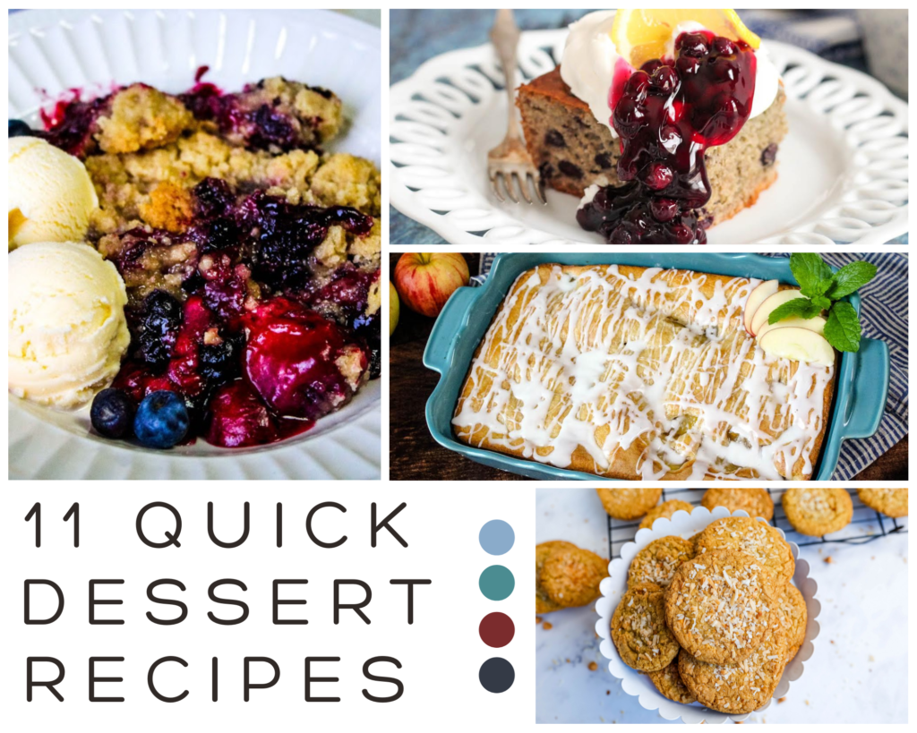 11 Quick Dessert Recipes - Just A Pinch