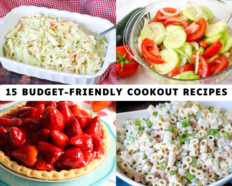 15 Budget-Friendly Cookout Recipes - Just A Pinch