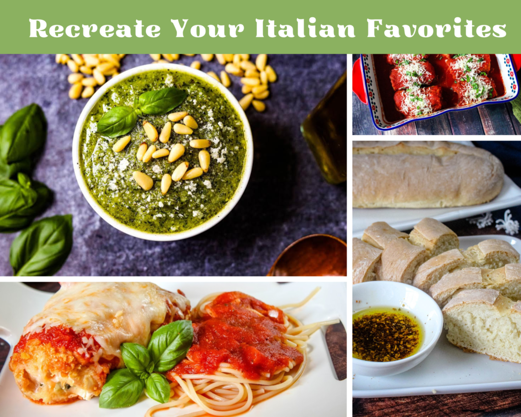 Recreate Your Italian Favorites - Just A Pinch
