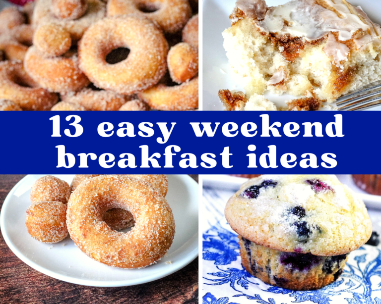 13 Easy Weekend Breakfast Ideas - Just A Pinch