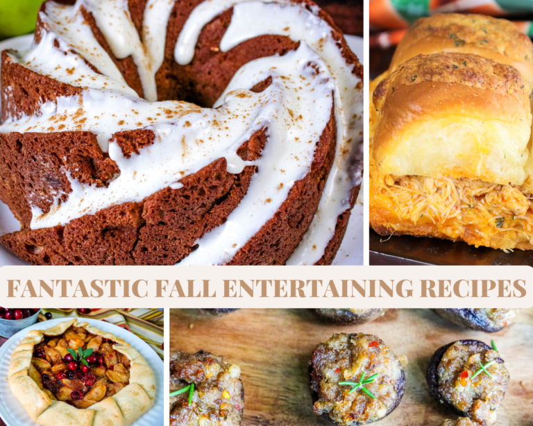 Fantastic Fall Entertaining Recipes - Just A Pinch