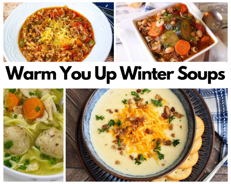Warm You Up Winter Soups - Just A Pinch
