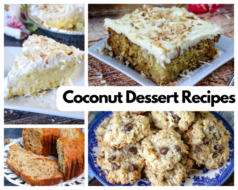 Coconut Dessert Recipes - Just A Pinch