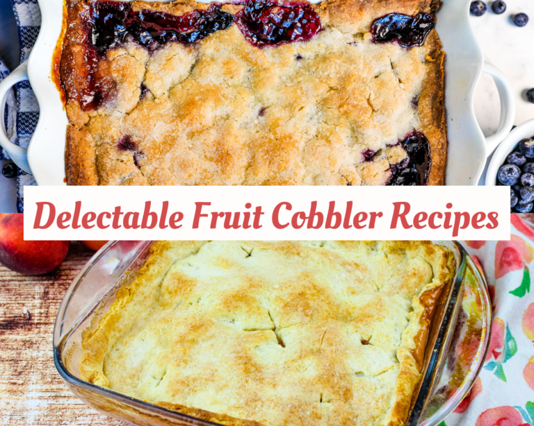 Delectable Fruit Cobbler Recipes - Just A Pinch