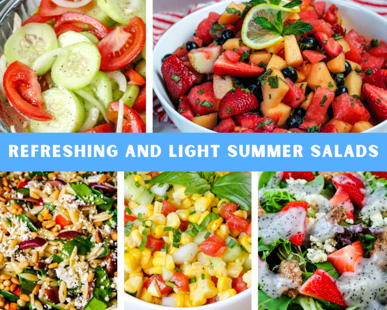Refreshing and Light Summer Salads - Just A Pinch