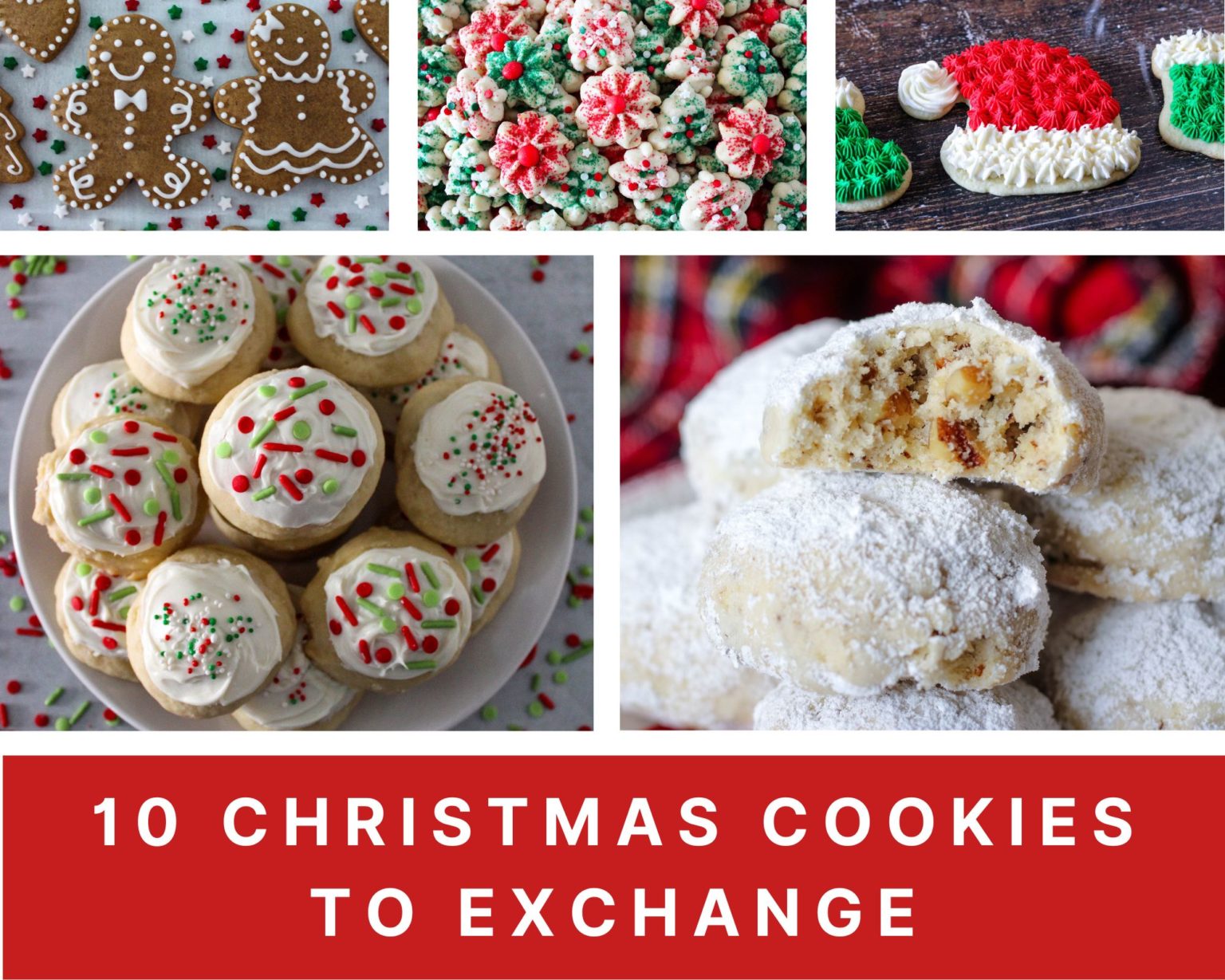 10 Christmas Cookies To Exchange - Just A Pinch