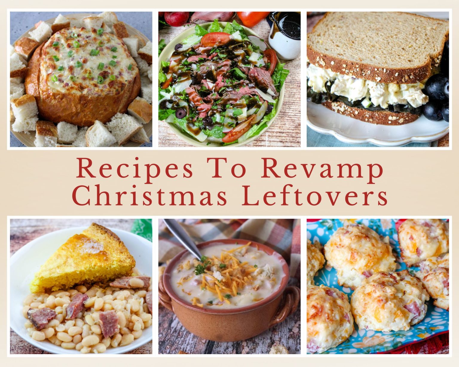 Recipes To Revamp Christmas Leftovers - Just A Pinch