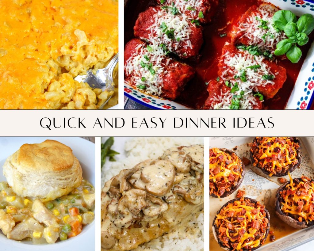 Quick and Easy Dinner Ideas - Just A Pinch