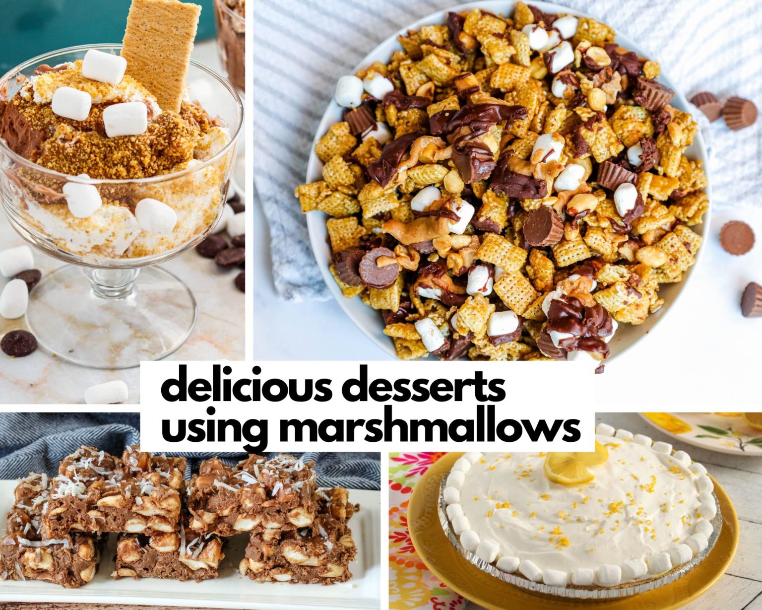 Delicious Desserts Using Marshmallows - Just A Pinch