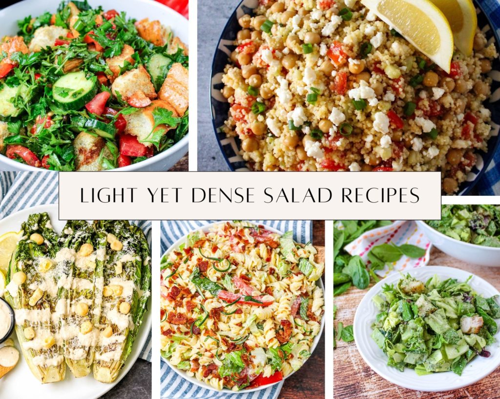Light Yet Dense Salad Recipes - Just A Pinch