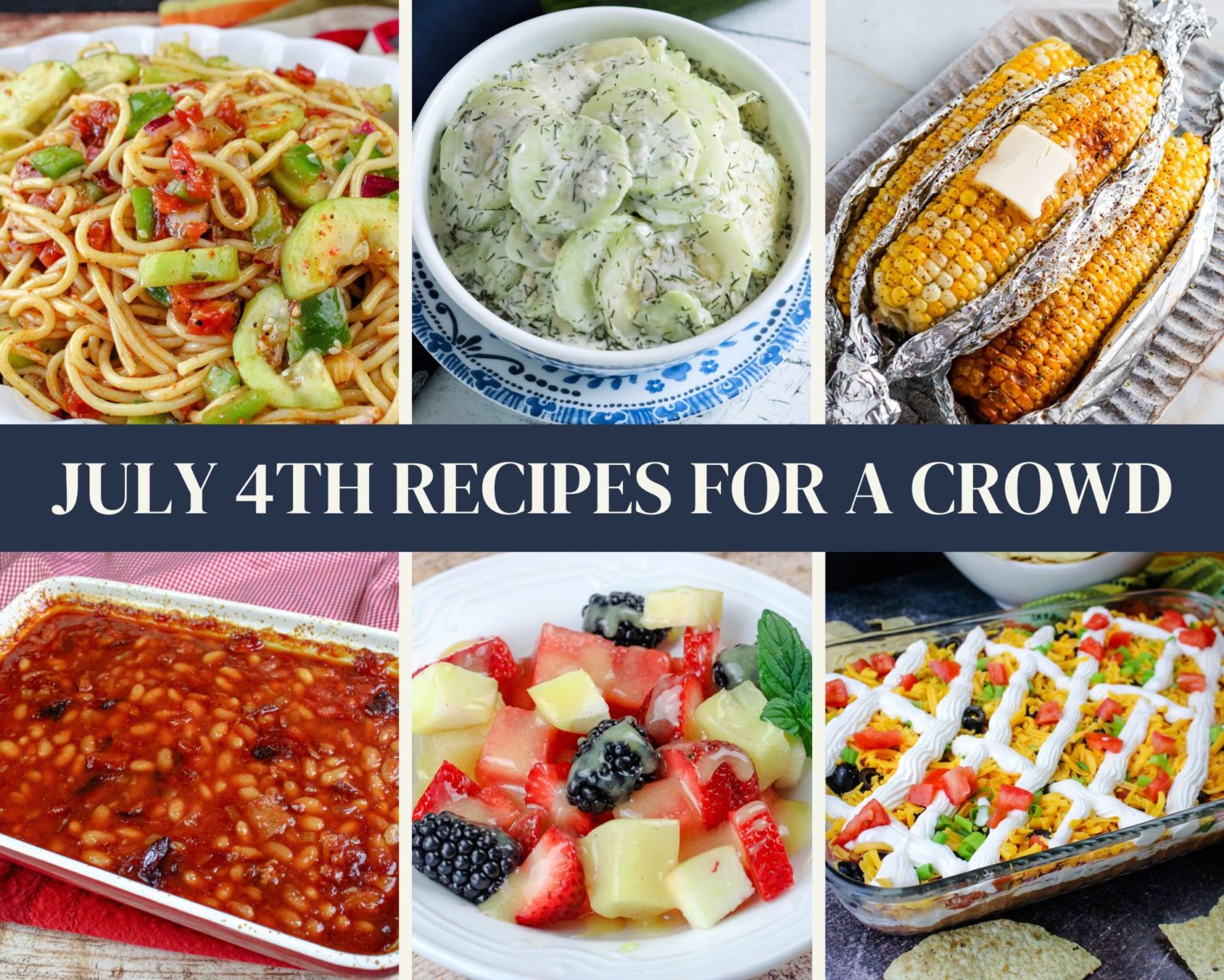 July 4th Recipes for a Crowd - Just A Pinch
