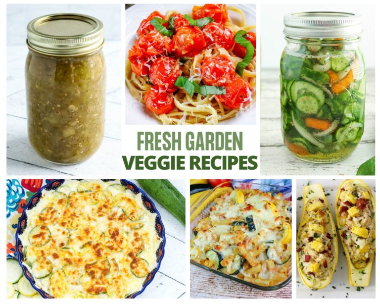 Fresh Garden Veggie Recipes - Just A Pinch