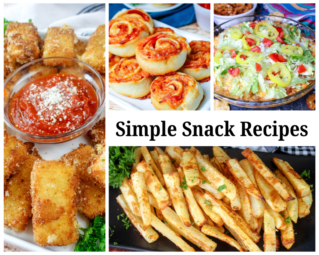 Simple Snack Recipes - Just A Pinch