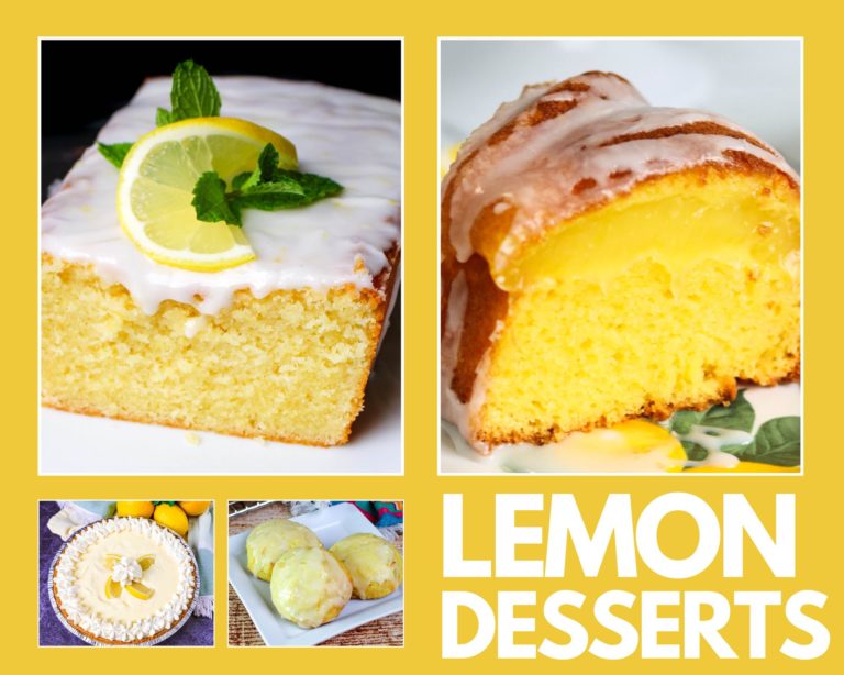 Lemon Desserts - Just A Pinch