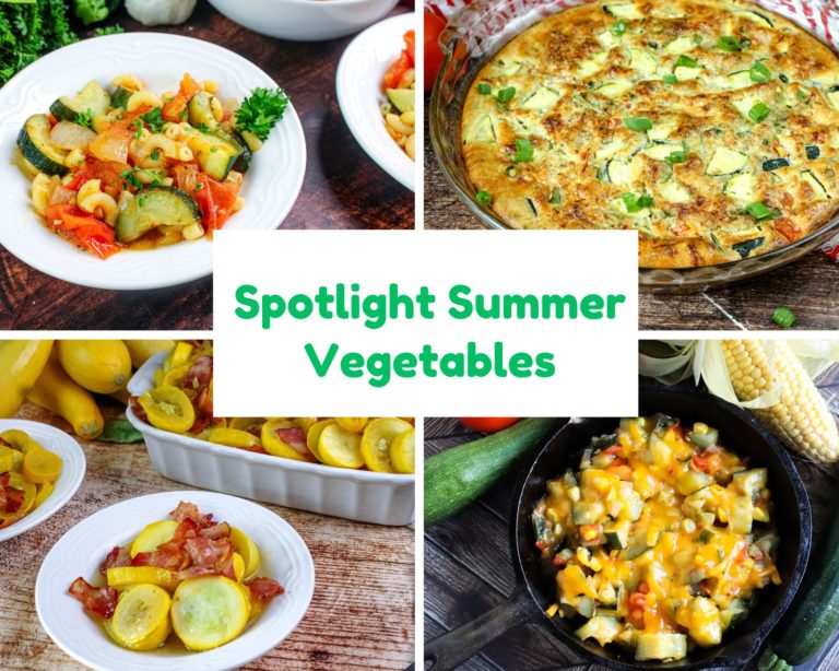 Spotlight Summer Vegetables - Just A Pinch