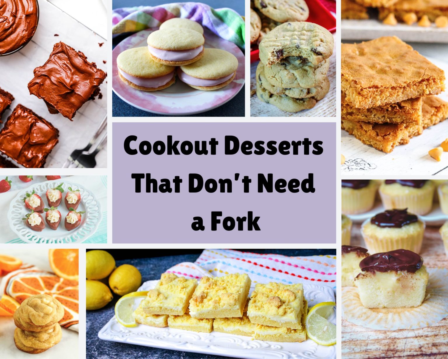 Cookout Desserts That Don't Need a Fork - Just A Pinch