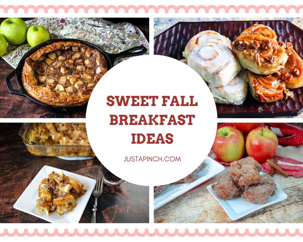 Sweet Fall Breakfast Ideas - Just A Pinch