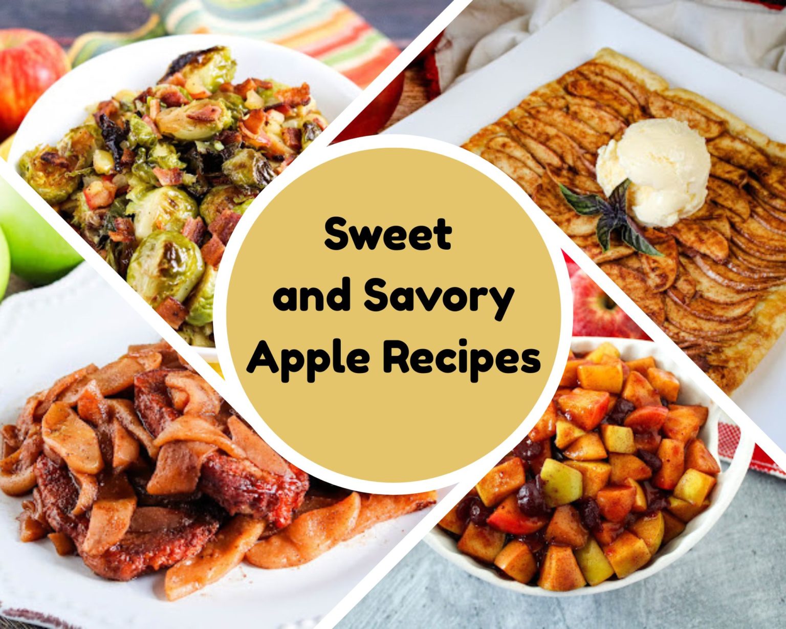 Sweet and Savory Apple Recipes - Just A Pinch