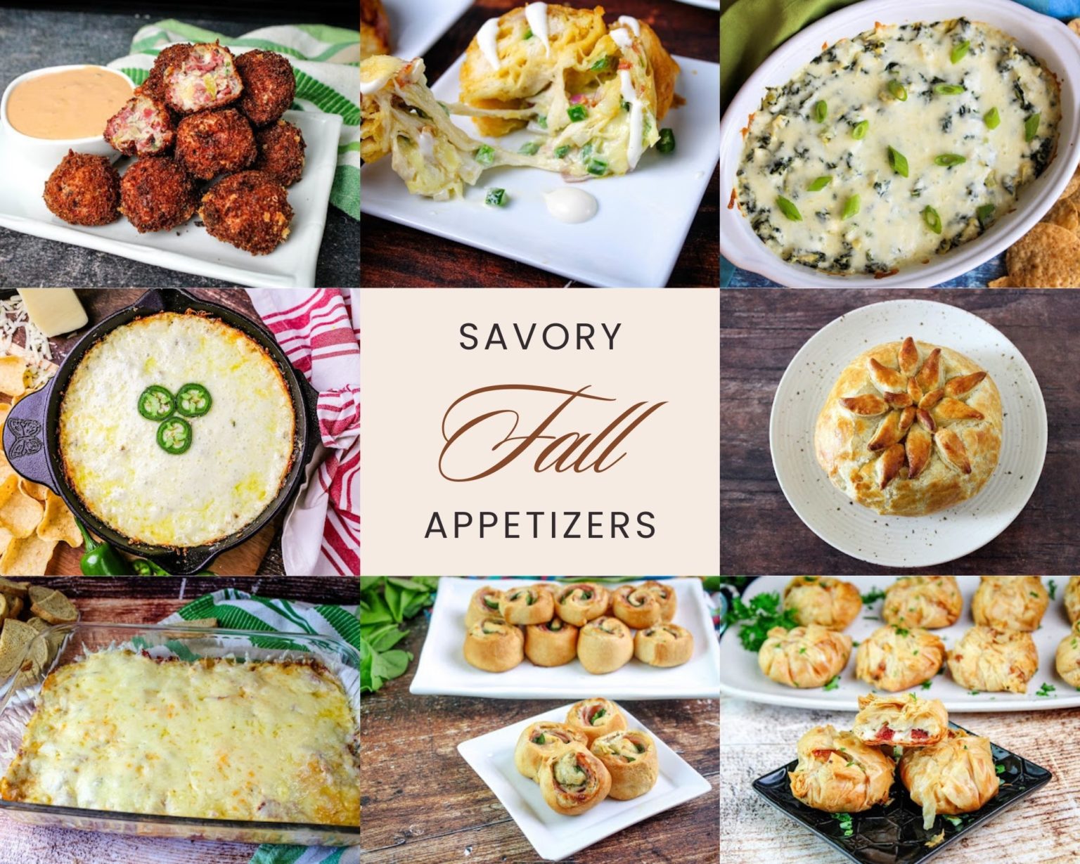 Savory Fall Appetizer Recipes - Just A Pinch