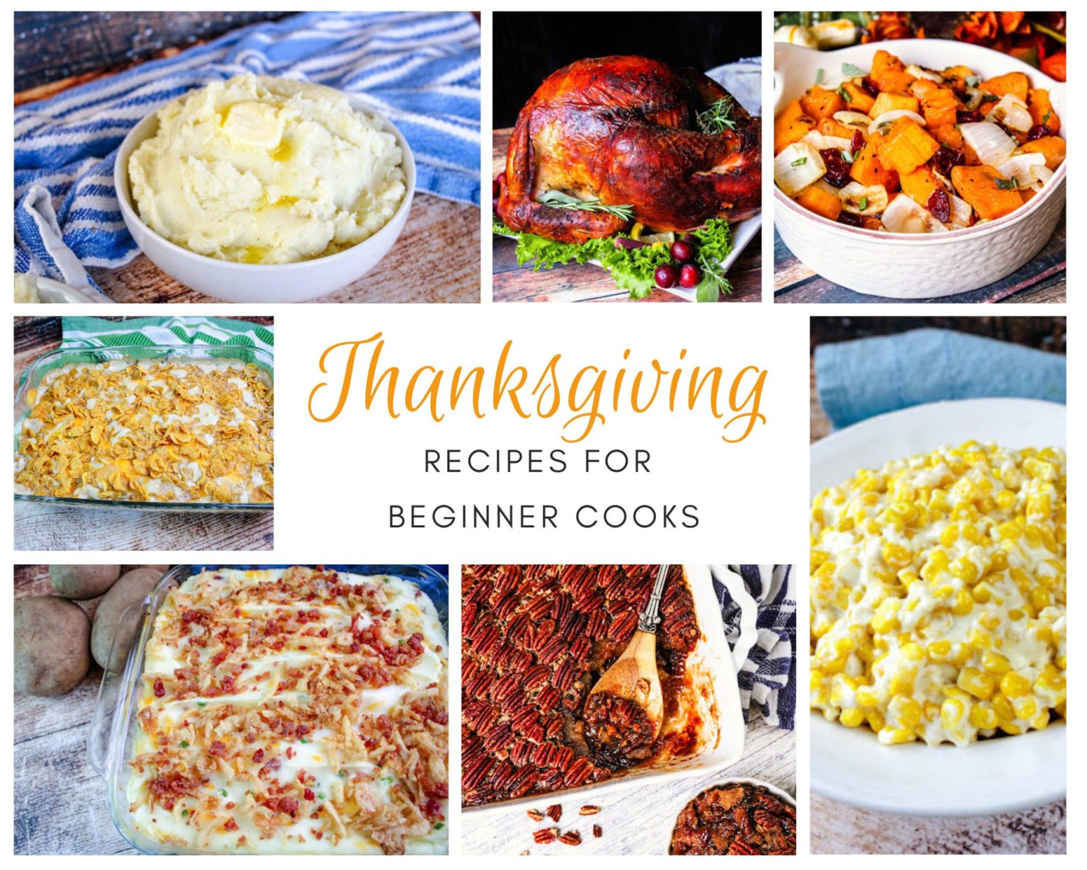 Thanksgiving Recipes for Beginner Cooks - Just A Pinch
