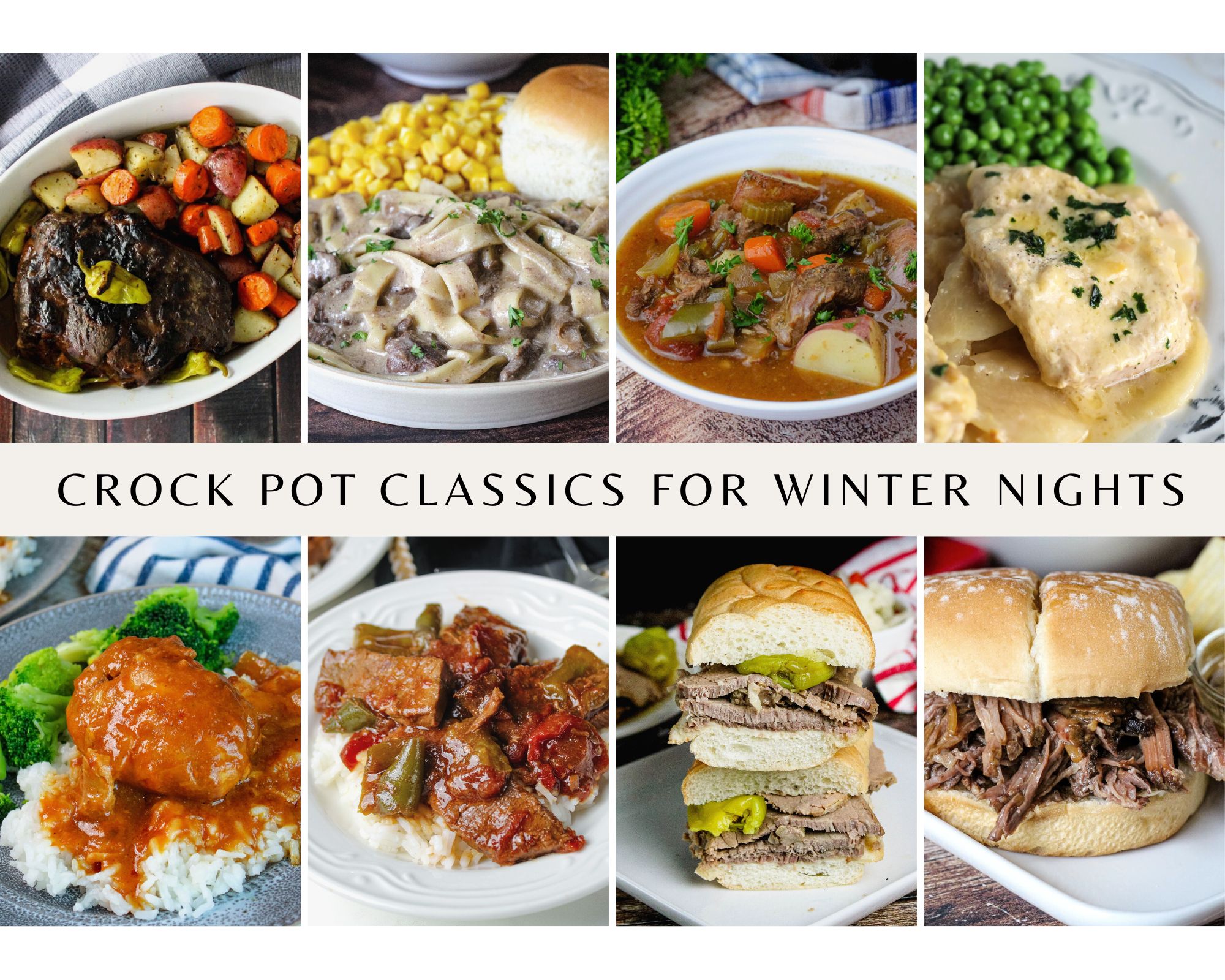 Crock Pot Classics for Winter Nights - Just A Pinch